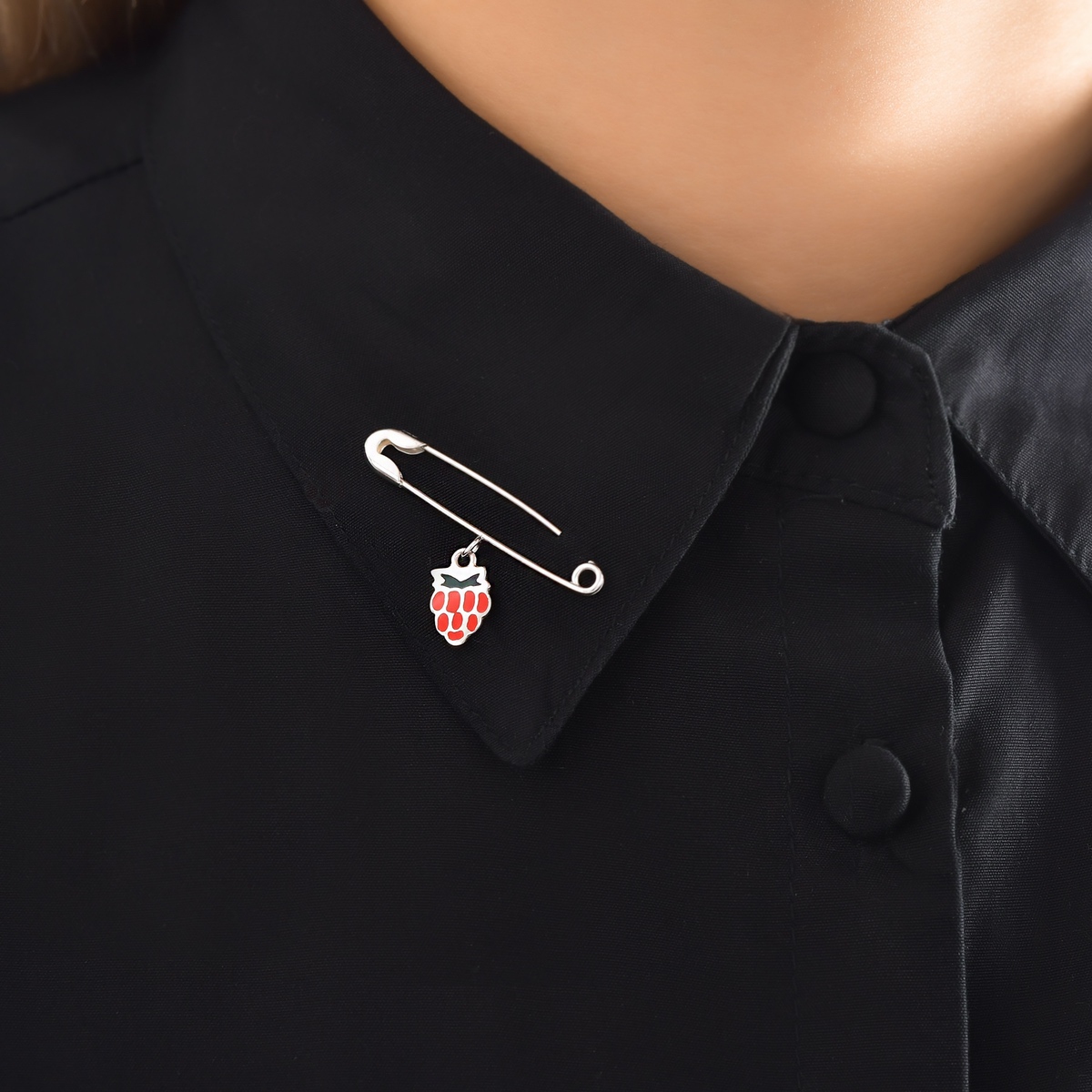 Silver Safety Pin - Turkish Jewellery