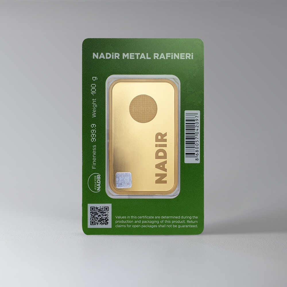 999K 0.520 ct Silver Bullion Bar | NADIRGOLD023 - Turkish Jewellery