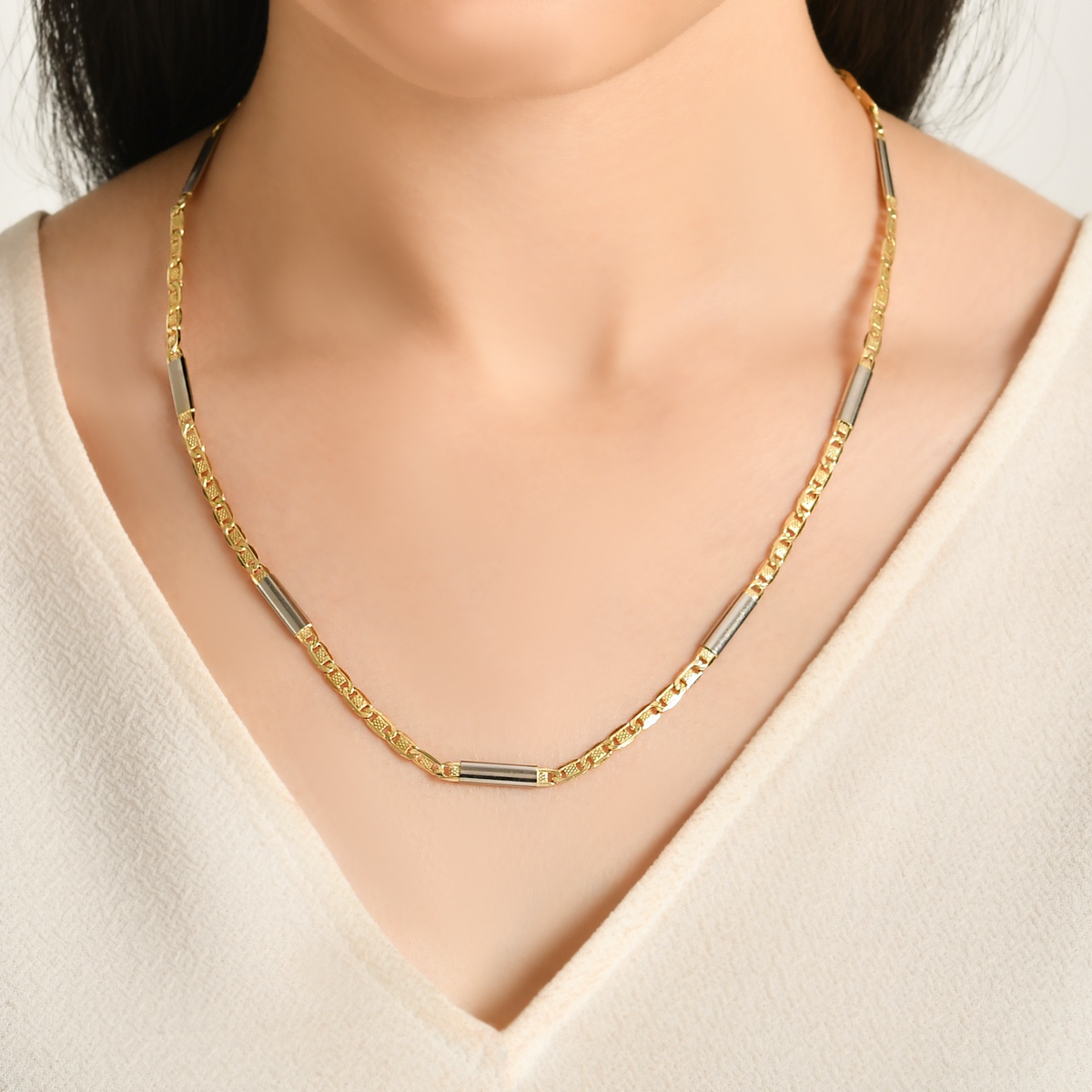 14K Gold Chain Necklace | TACCFG-35 - Turkish Jewellery